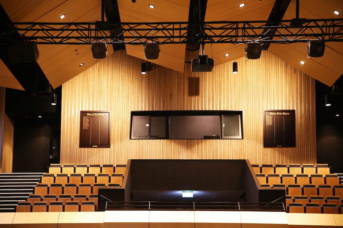 T&R Interior Systems - Study - Christchurch Boy's High School Auditorium