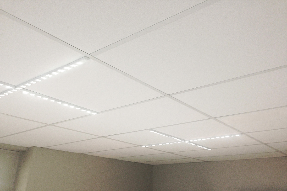 T&R Interior Systems - Study - T&R Gridlux Lighting System